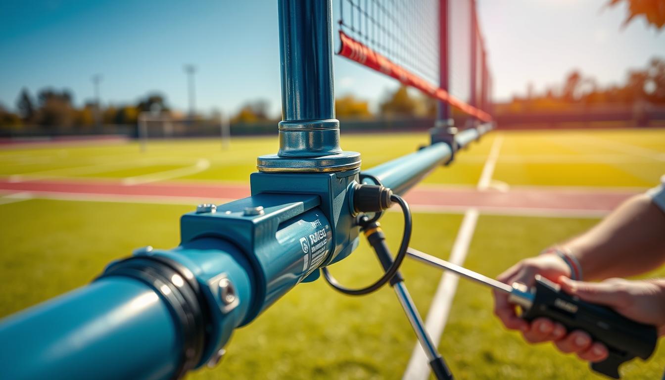 Perbedaan Tiang Badminton dan Tiang Futsal