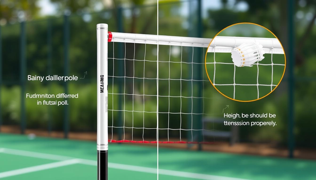 Perbedaan Tiang Badminton dan Tiang Futsal